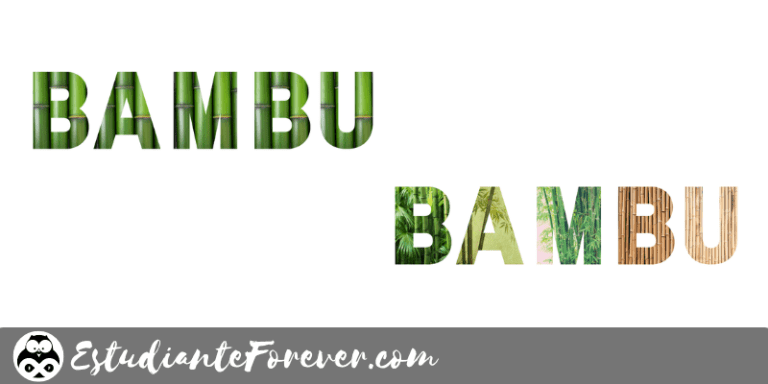 Cómo Hacer Letras Con Efecto De Bambú - estudianteforever.com