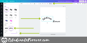 Texto Curvo En Canva - estudianteforever.com