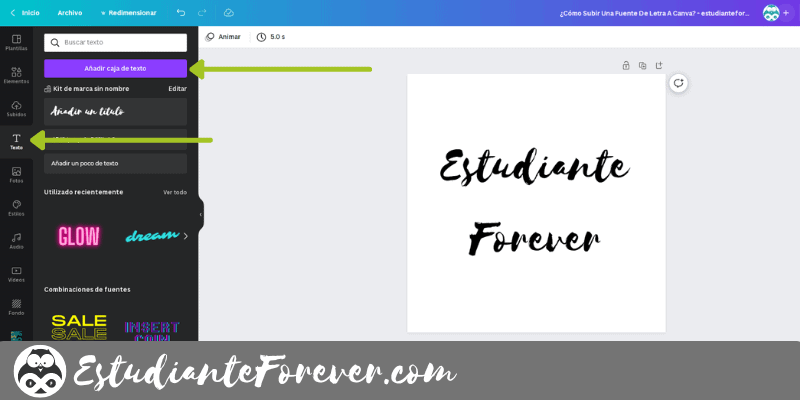 ¿Cómo Subir Una Fuente De Letra A Canva? - estudianteforever.com