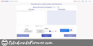 Reescribir Textos Con Smodin - estudianteforever.com