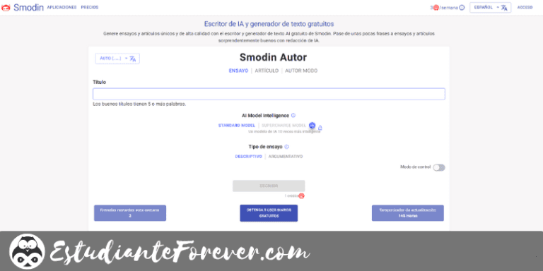 Reescribir Textos Con Smodin - estudianteforever.com