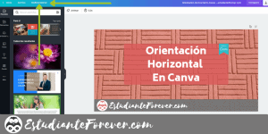 Orientación Horizontal En Canva - estudianteforever.com