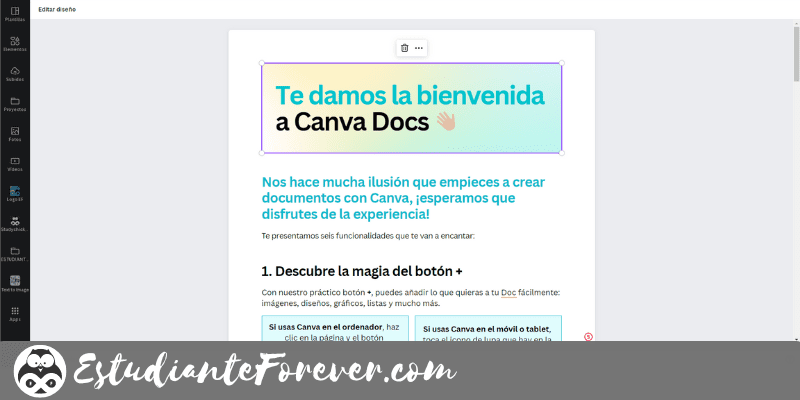 ¿Qué Es Un Documento Canva? - estudianteforever.com